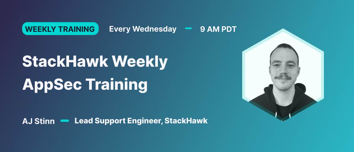 Weekly AppSec Training Session: Intro to HawkScan